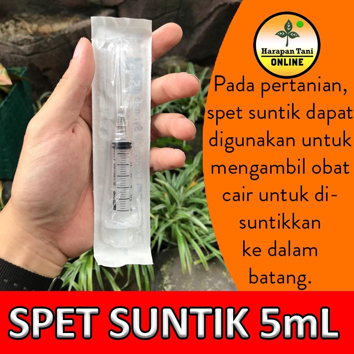 Jual Spet Suntik / Syringe 5mL | Memasukkan Obat pada Batang Pohon | Shopee Indonesia