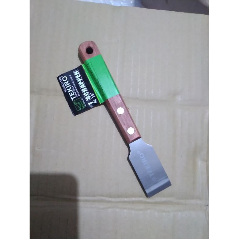 Jual TEKIRO scrapper pahat 3x10cm scrap kape scraper ORIGINAL | Shopee Indonesia