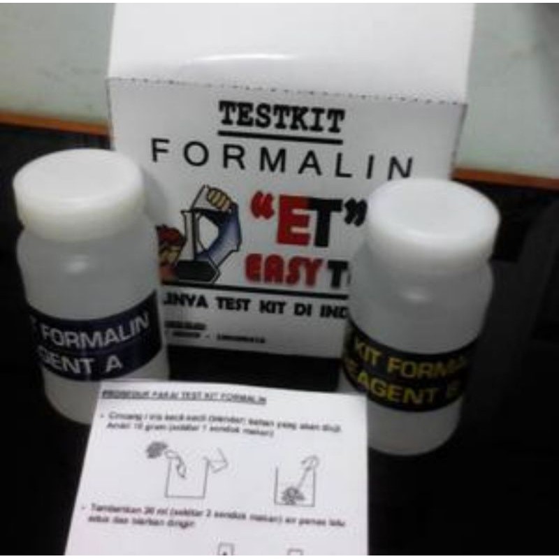 Jual Test Kit Formalin Paket Industri Alat Uji Paling Mudah Dan Paling ...