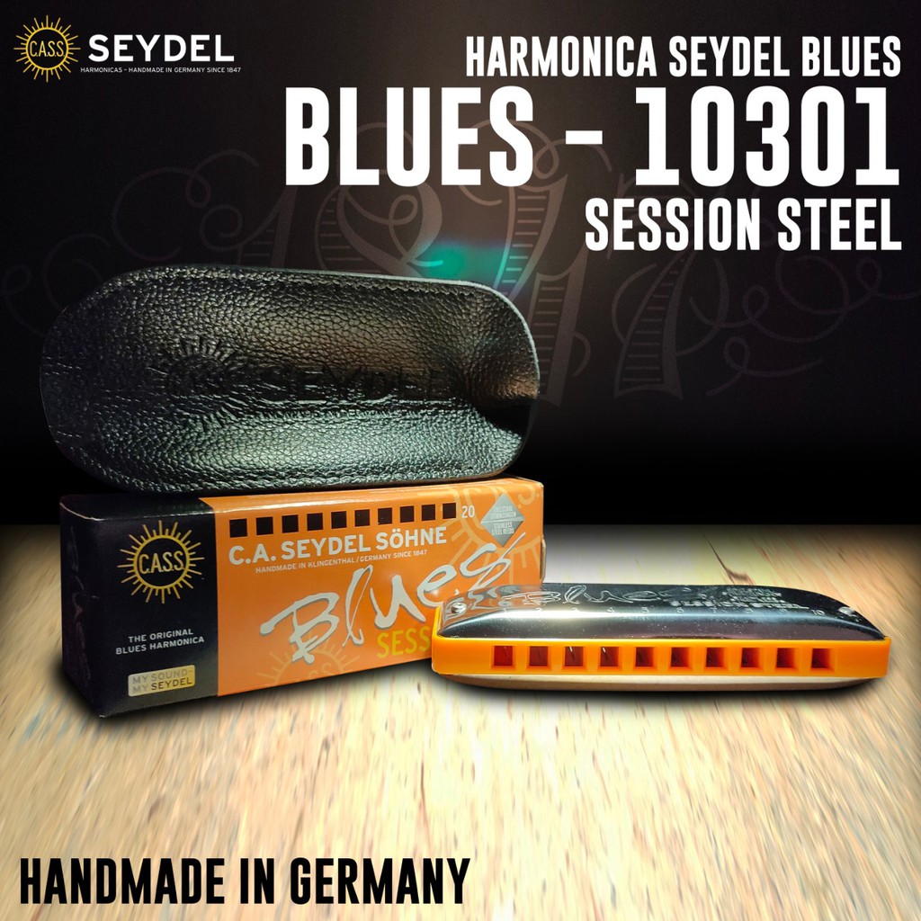 Jual Harmonica Harmonika Seydel Blues Session Steel 10301 Diatonic ...