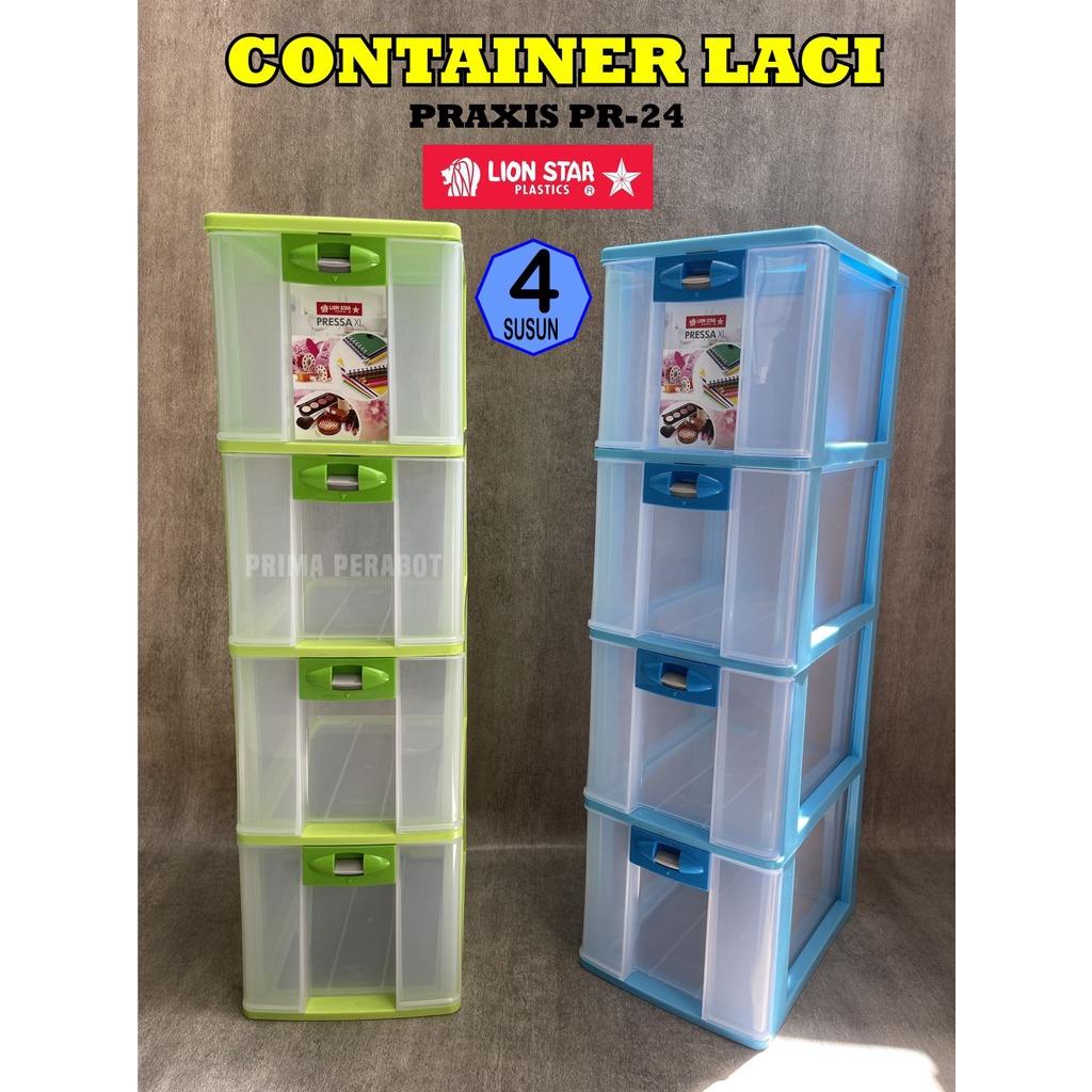 Jual Container Laci Susun 4 Presa Container XL-4 PR-24 | Shopee Indonesia