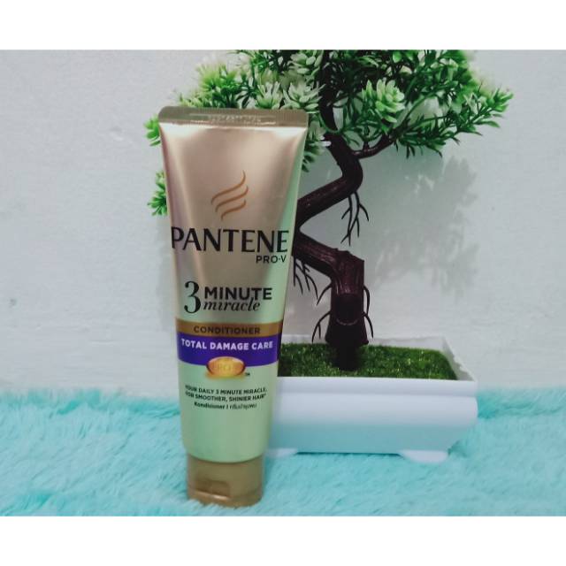 Jual Pantene 3 Minute Conditioner Total Damage Care 70ml | Shopee Indonesia