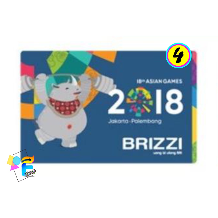 Jual Kartu eMoney eToll BRIZZI BRI edisi Asean Game 2018 | Shopee Indonesia