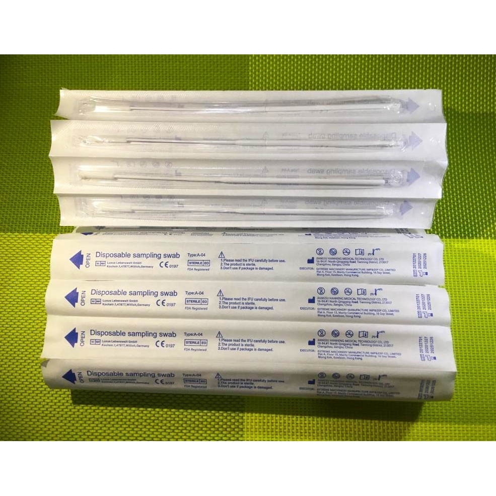 Jual Specimen Collection Swab NASAL ABBOT / Nasofaring Steril / Flocked ...