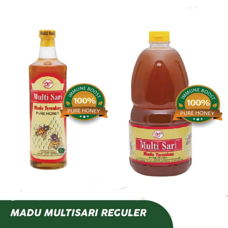 Jual Paket hemat 2 madu multisari (2 madu 650ml dan 2000ml) | Shopee ...