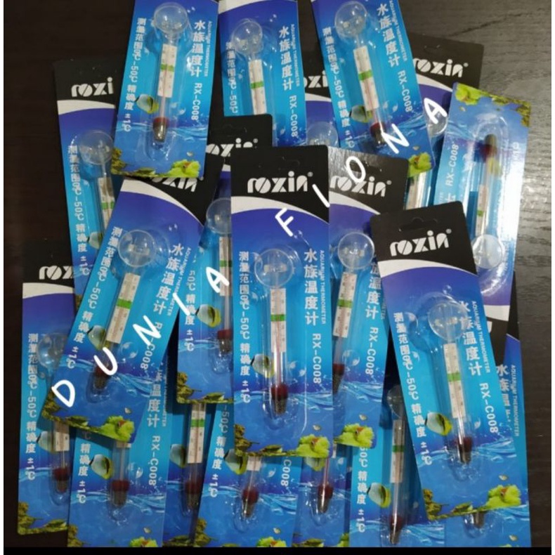 Jual Termometer Aquarium /Alat Pengukur Suhu Aquarium ROXIN 10 cm ...