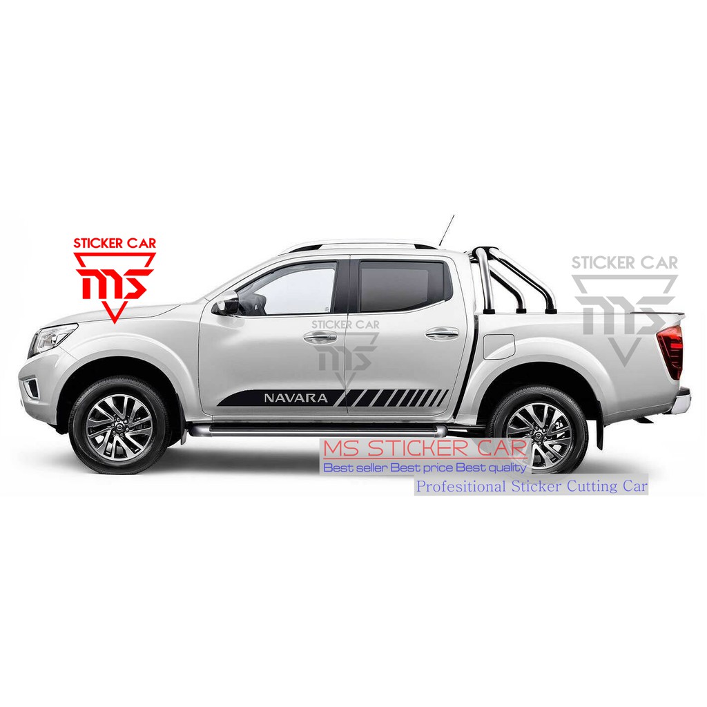 Jual sticker stiker mobil nissan navara np300 navara side body | Shopee ...