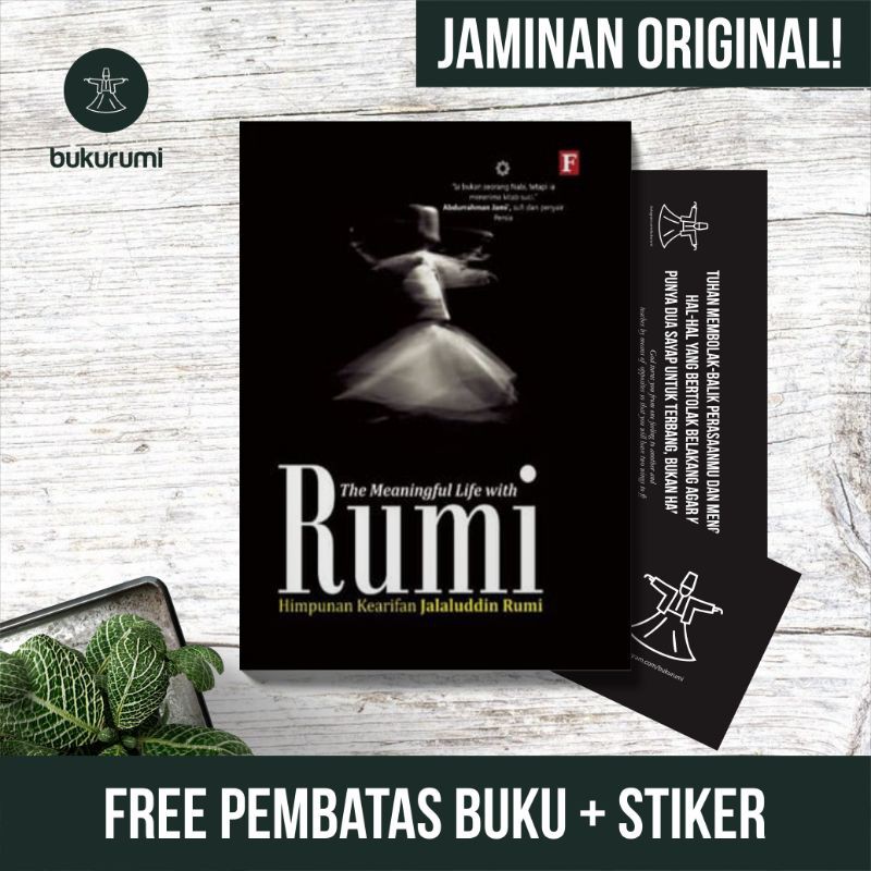 Jual Buku THE MEANINGFUL LIFE WITH RUMI - Jalaluddin Rumi (Original ...