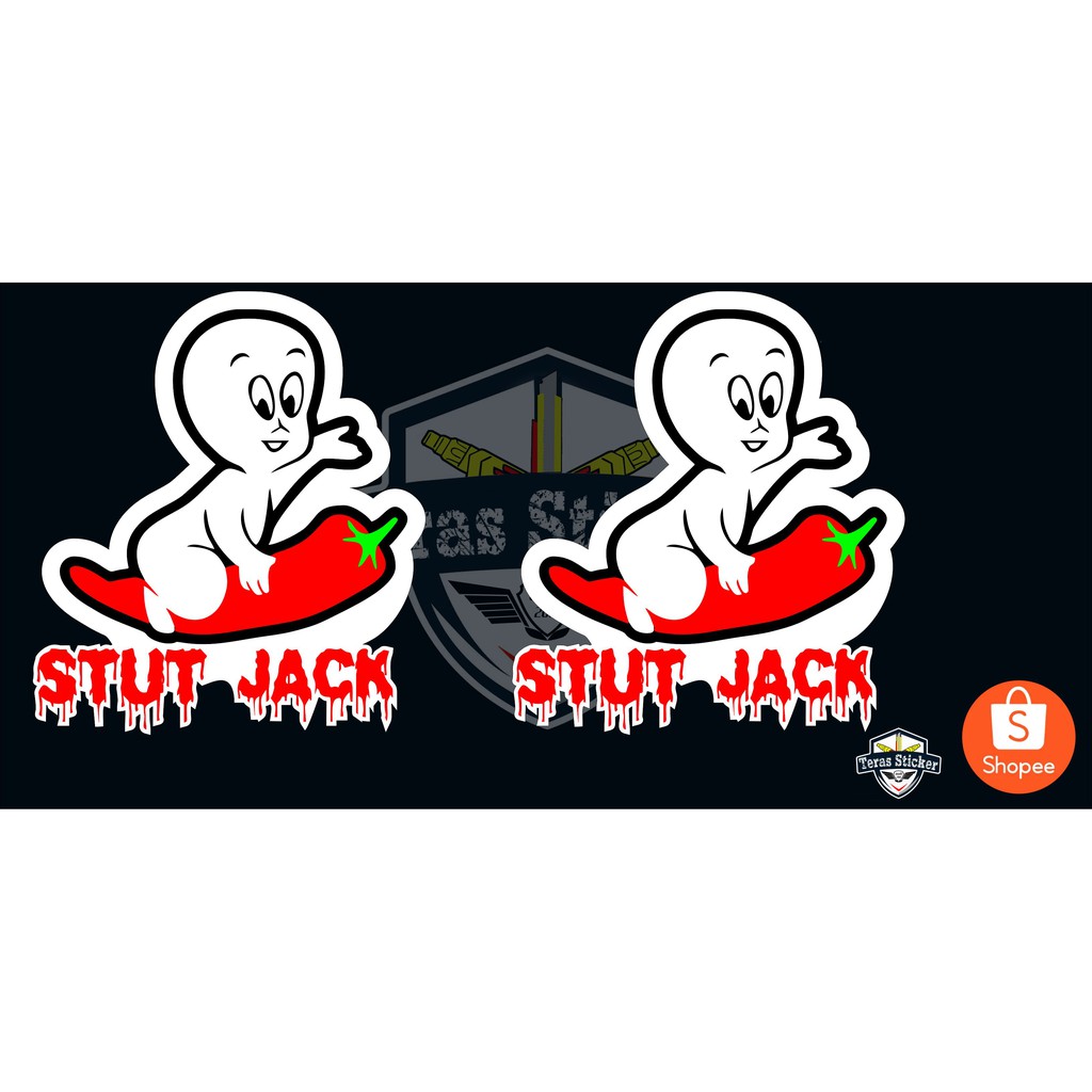 Jual Sticker Stut Jack Casper Cabe | Shopee Indonesia