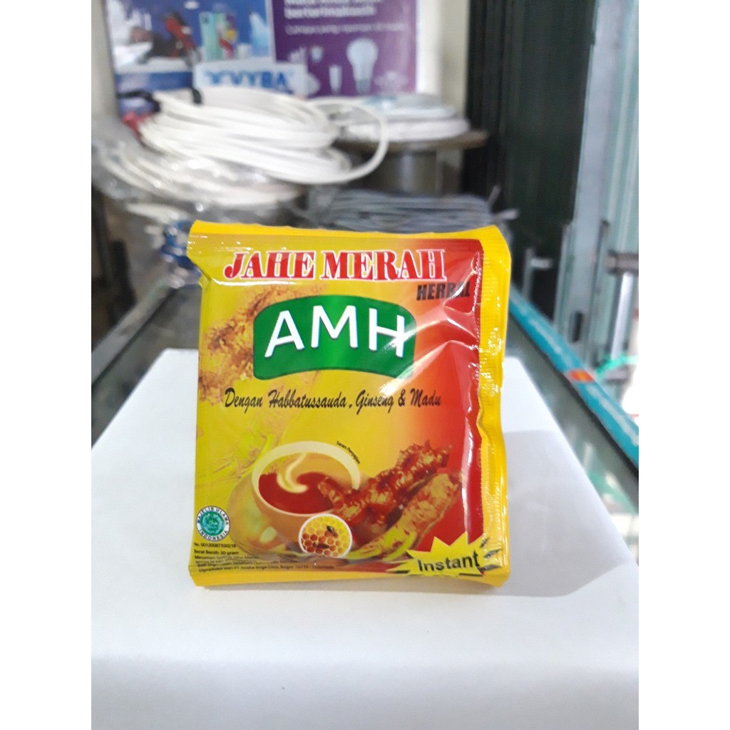 Jual Jahe Merah AMH Rencengan (10 sachet) | Shopee Indonesia