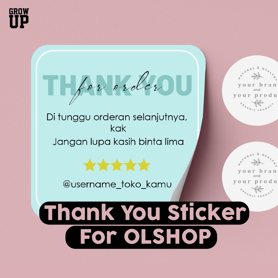 Jual Stiker Olshop | Stiker Logo | Sticker Olshop | Stiker Olshop Logo ...