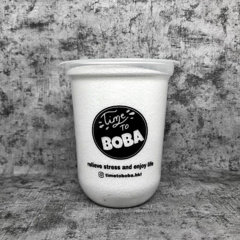 Jual Jasa Cetak Logo Cup Gelas Plastik Oval 16oz, 8gram (min order ...