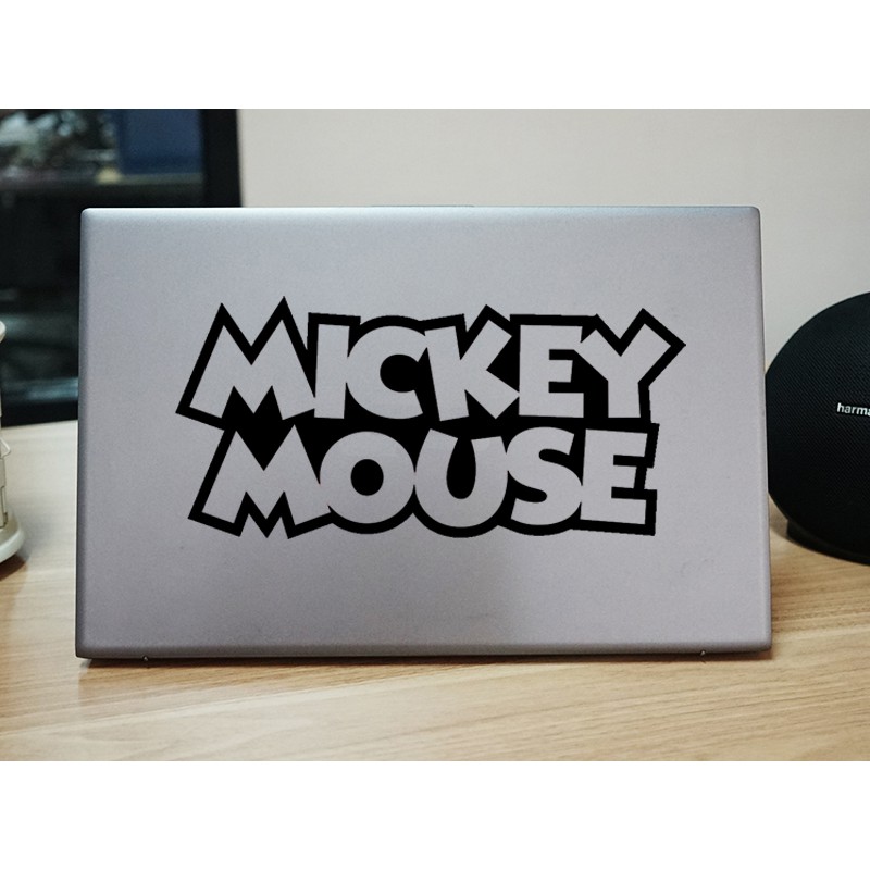 Jual stiker laptop mickey mouse 6 custom cutting stiker | Shopee Indonesia