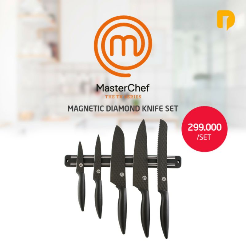 Jual Master Chef magnetic diamond knife set | Shopee Indonesia