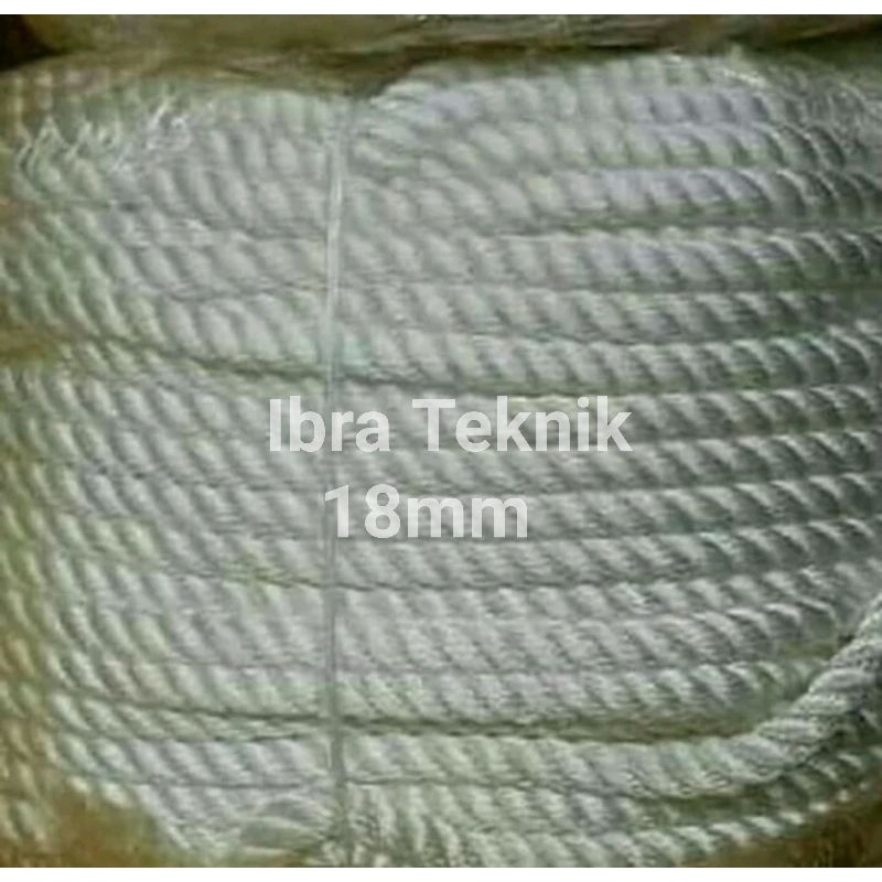 Jual Tali nilon Tambang Tampar nylon rope 18mm | Shopee Indonesia