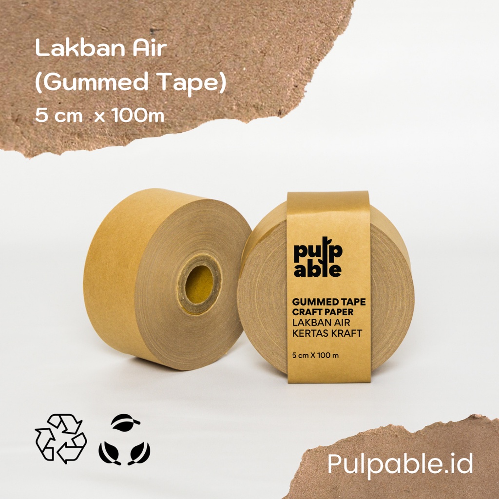 Jual Gummed tape / Lakban Air Paper Craft (5cm x 100m) Pulpable ...