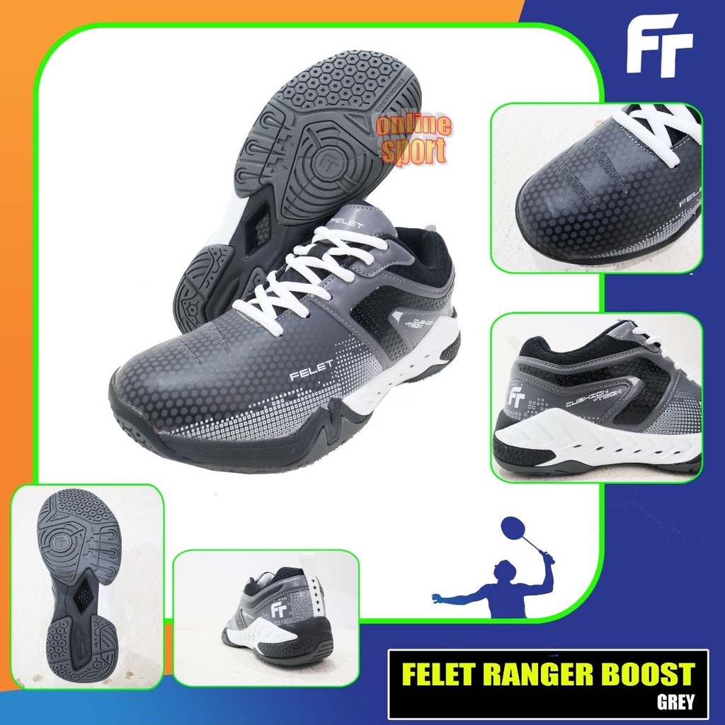Jual FELET Ranger Boost Sepatu Bulutangkis Badminton Shoes | Shopee ...