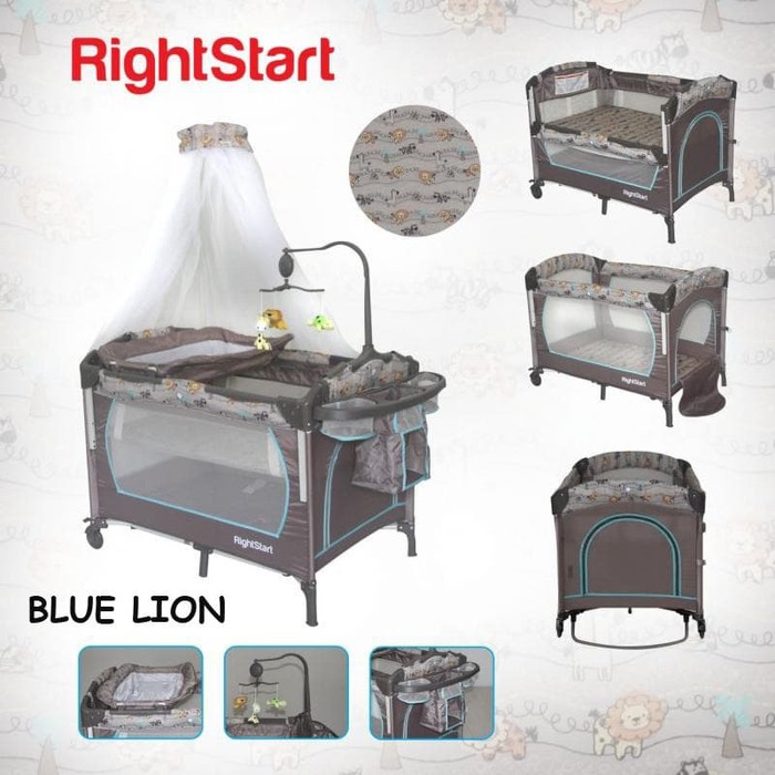 Jual Right Start Baby Box Ranjang Tempat Tidur Bayi Playard Py888 ...