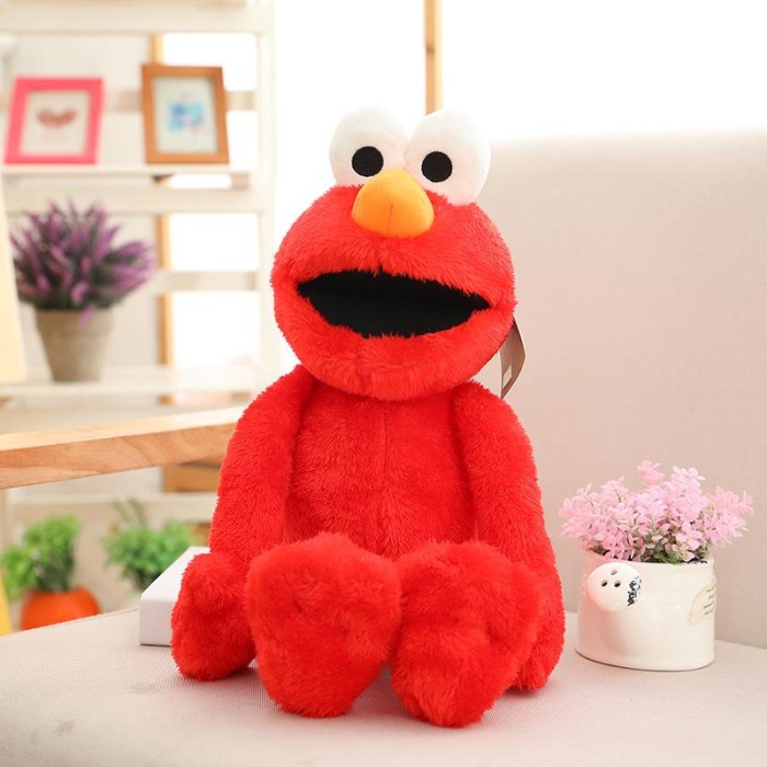 Jual BONEKA SESAME STREET MONSTER COOKIE DAN ELMO ORI AOGER - ELMO ...