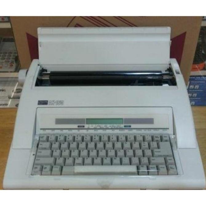 Jual NAKAJIMA AX 160 Elektronik Typewriter Mesin Ketik Tik Listrik ...