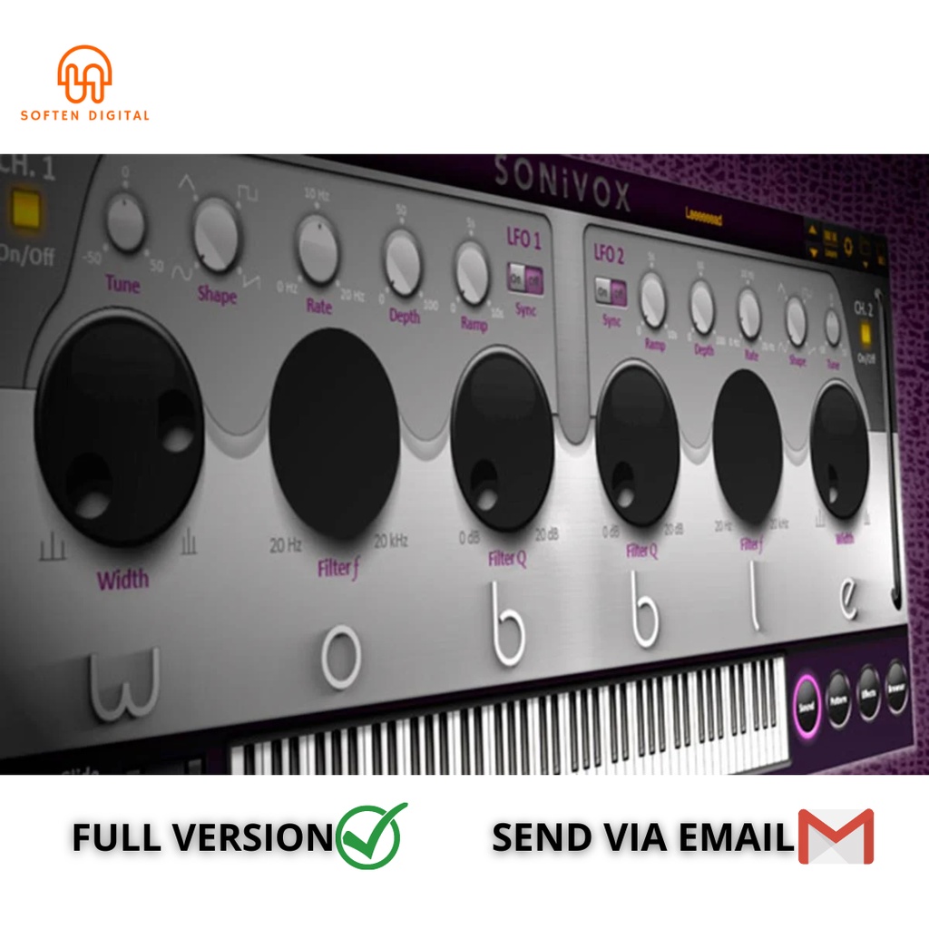 Jual Sonivox Wobble 2 VSTI Plugin highly expressive instrument revolves ...