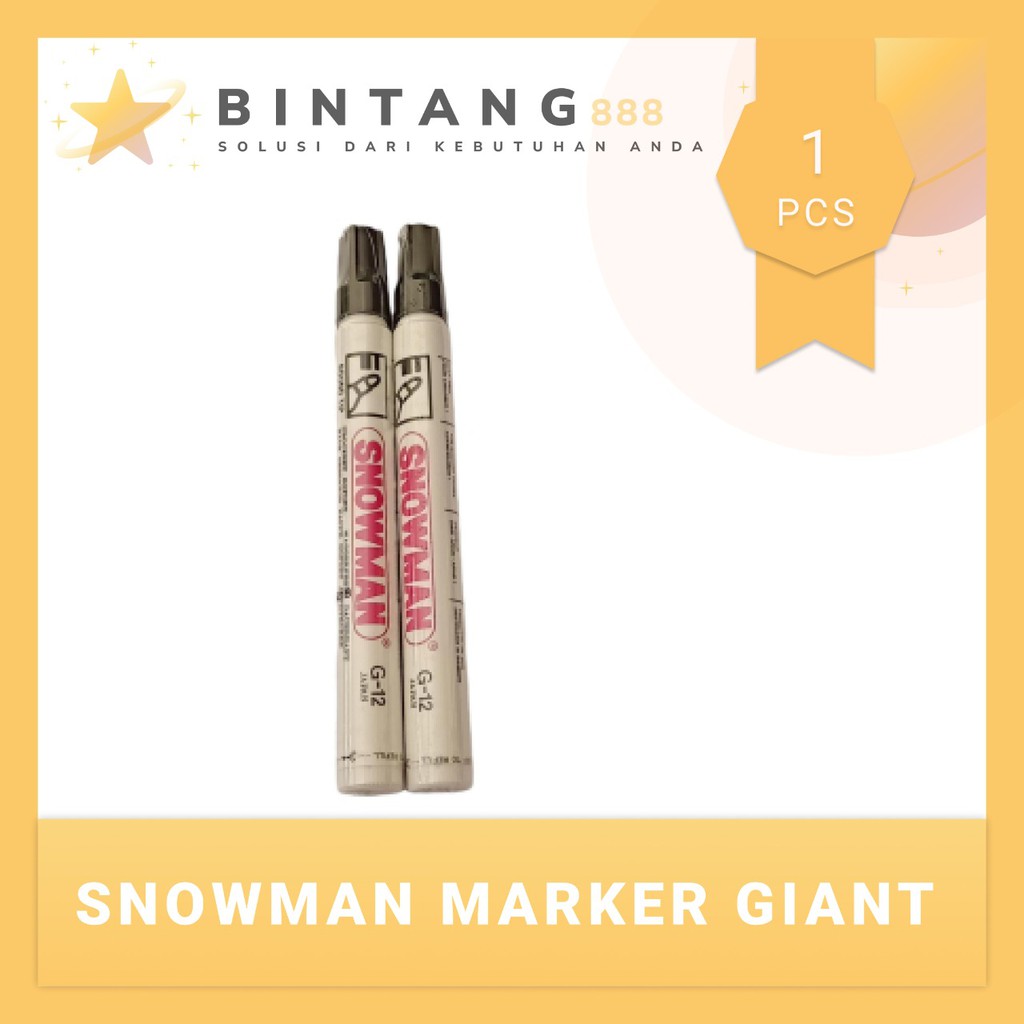 Jual SPIDOL GIANT SNOWMAN MARKER - SPIDOL ALL VARIAN | Shopee Indonesia