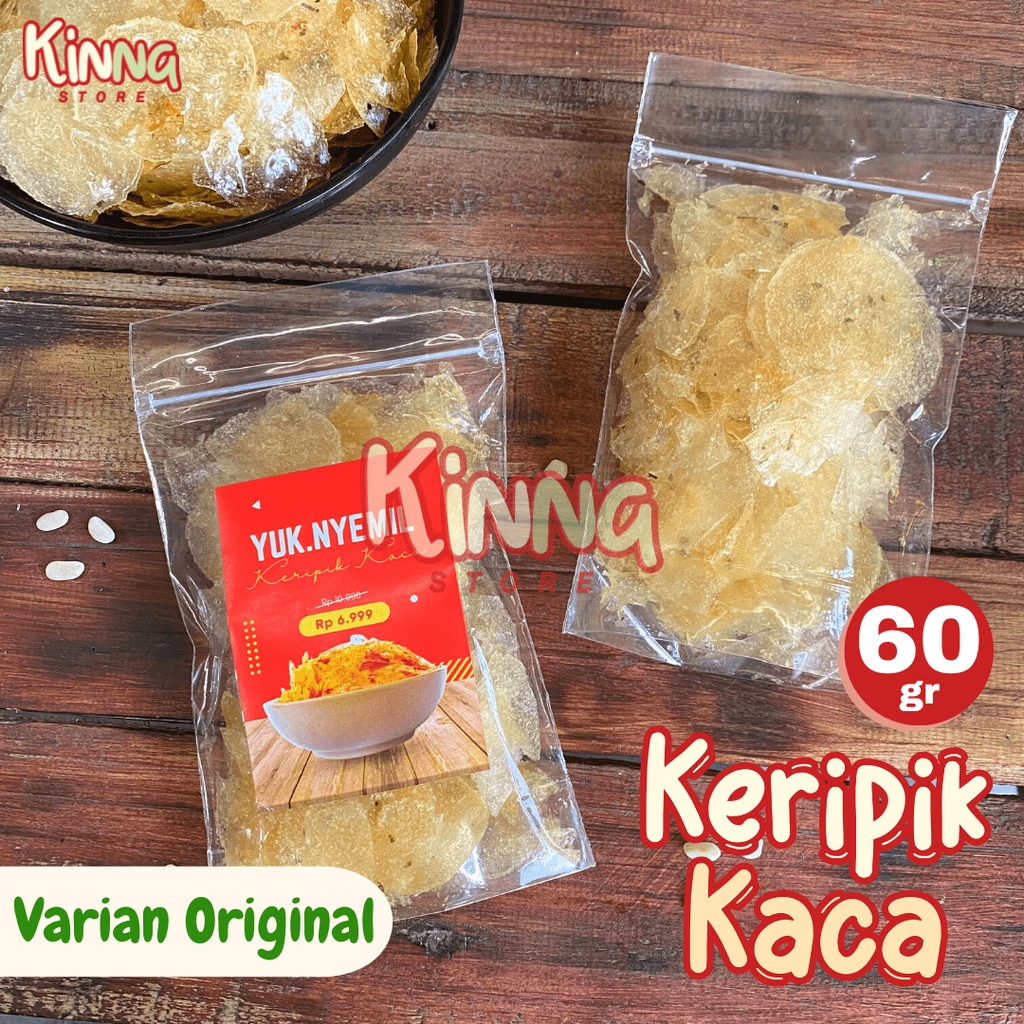 Jual KERIPIK KACA VIRAL ORIGINAL Kripca Kripling Keripik Beling 60gr ...