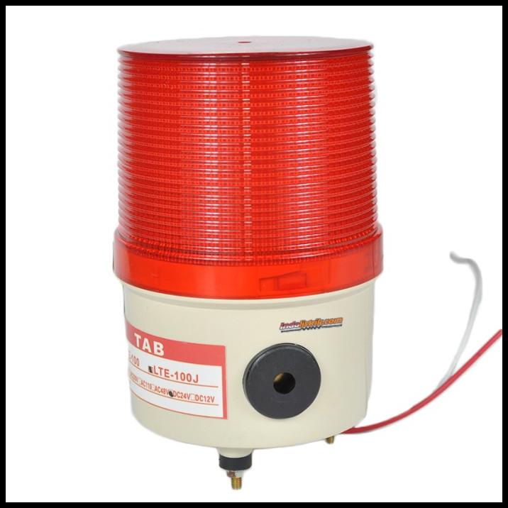 Jual Lampu Darurat Led 4 " Rotary Warning Light + Buzzer 24V Dc Tab ...