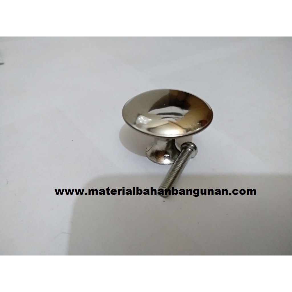Jual Handle Laci 801 Stainless Bulat Polos Mini Diameter 3cm Anti Karat ...
