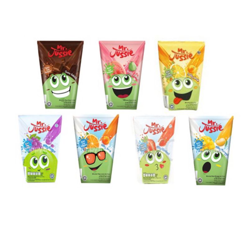 Jual MINUMAN MR JUSSIE RASA BUAH 90ML | Shopee Indonesia