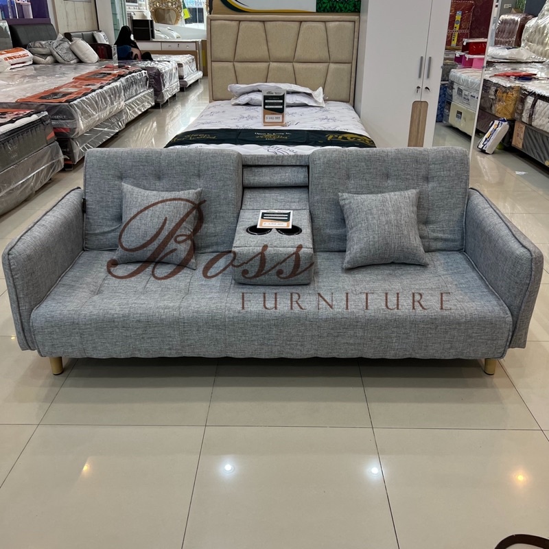 Jual Sofa Bed Hinata Procella dengan CUP HOLDER | Shopee Indonesia
