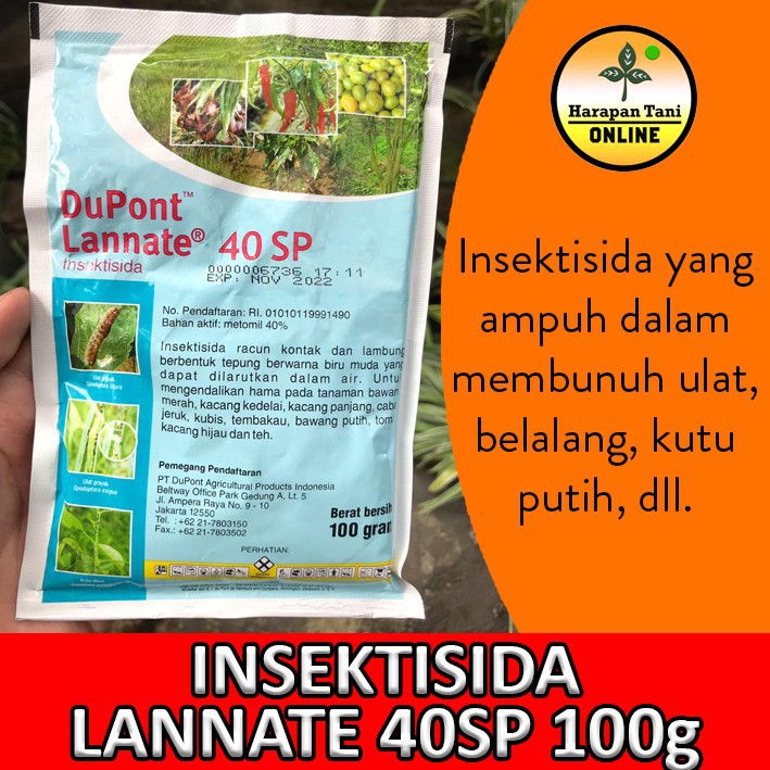 Jual Lannate Biru 40SP 100g | Lannate Biru 40SP 15g | Insektisida Ulat ...