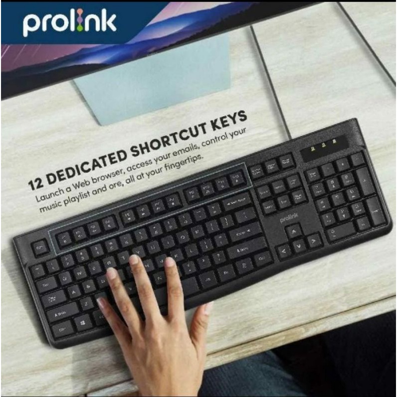 Jual Keyboard Prolink Pkcm 2007 Multimedia Keyboard | Shopee Indonesia