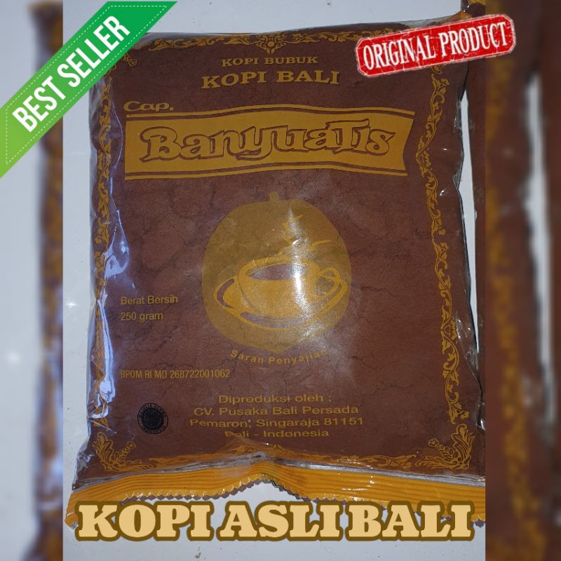 Jual KOPI ASLI BALI BANYUATIS OLEH-OLEH BALI 200gr | Shopee Indonesia