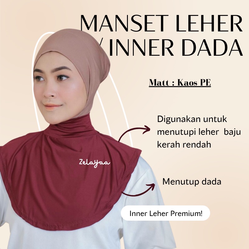 Jual Manset Leher Wanita / Penutup Dada / Inner Baju Kerah Rendah ...