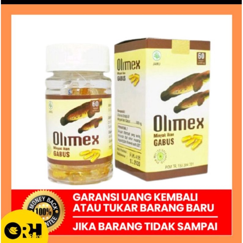 Jual OLIMEX Albumex Kapsul Minyak Ikan Gabus | Shopee Indonesia