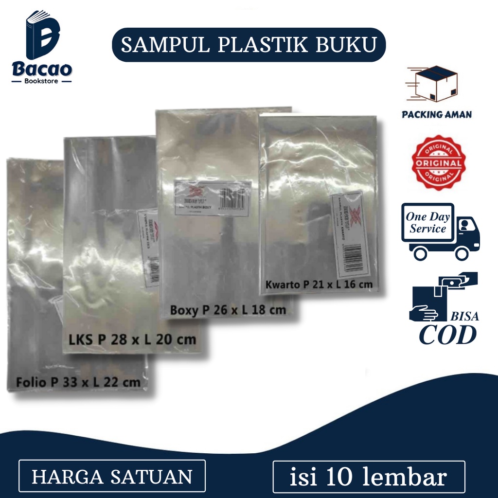 Jual Sampul Buku Plastik Bengyu Kwarto Boxy Lks Folio - Merek Bengyu ...