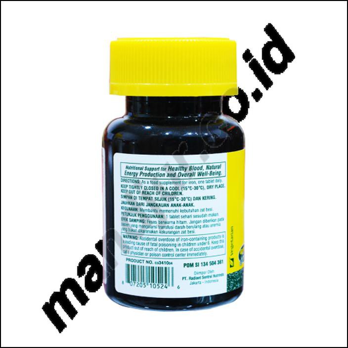 Jual NATURES PLUS IRON 90 TABLET - SUPLEMEN ZAT BESI, ANEMIA, DAN ...