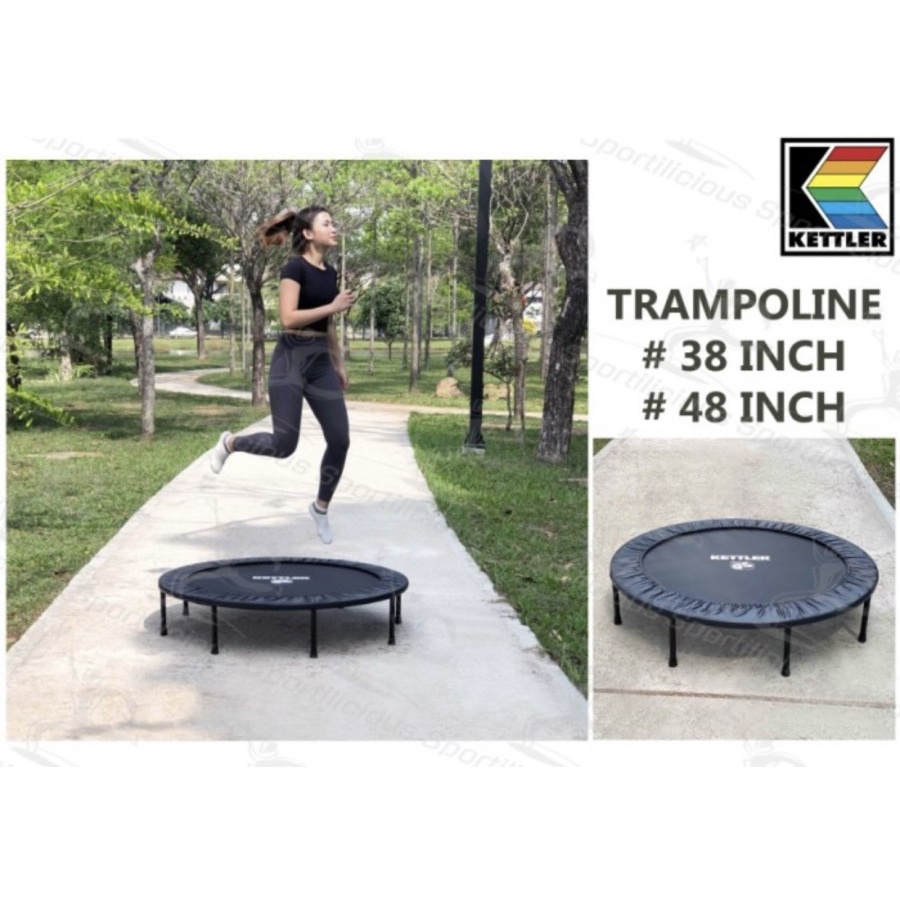 Jual Trampoline trampolin KETTLER 48" inch alat lompat anak dewasa ORIGINAL | Shopee Indonesia