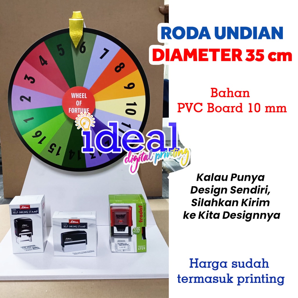 Jual Roda undian Kecil Mini Meja / Roda keberuntungan / wheel of ...