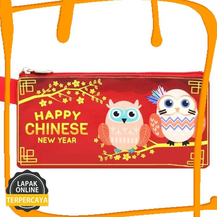 Jual Jual Dompet Pouch Angpao Imlek Panjang Owl Burung Hantu Chinese New Year - Pjg Imlek Owl ...