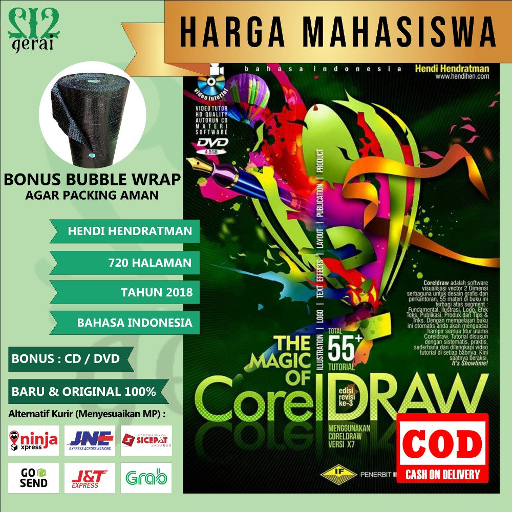 Jual BUKU THE MAGIC OF CORELDRAW REVISI 3 HENDI HENDRATMAN HARGA ...
