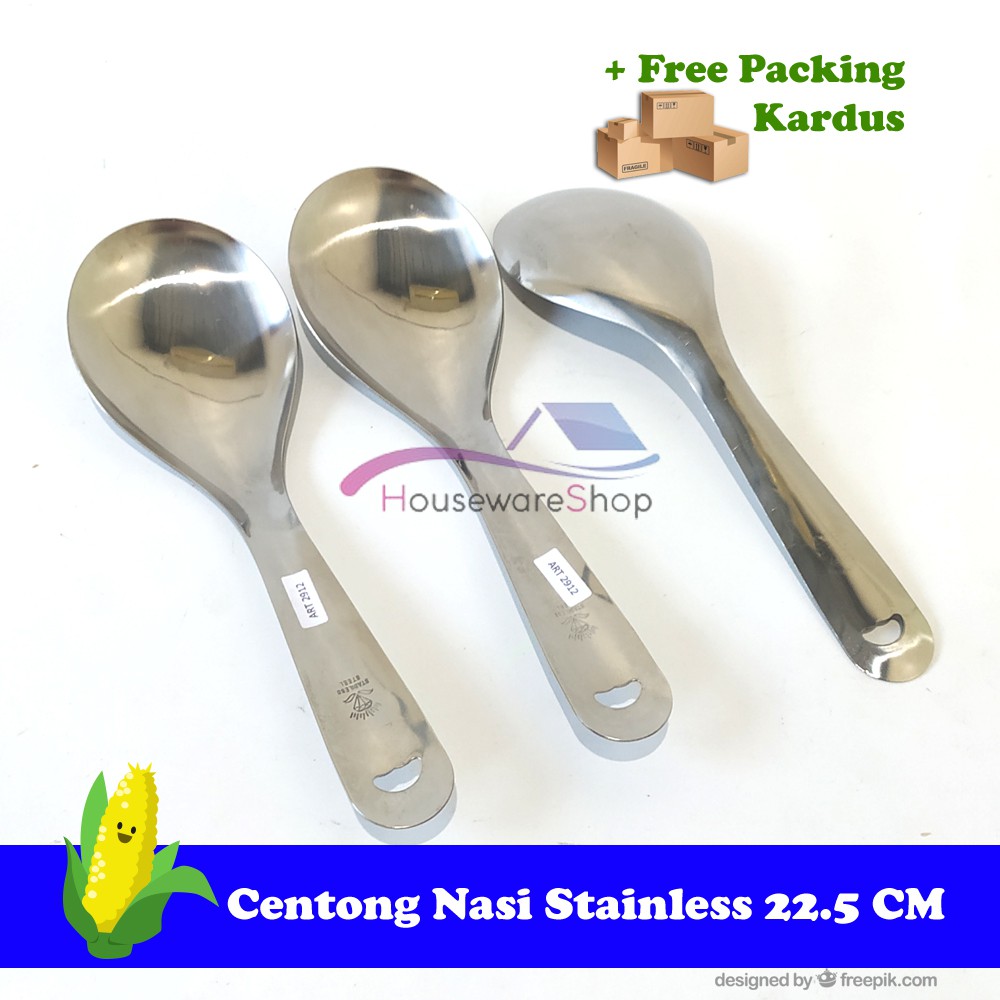 Jual Centong Nasi Stainless 22.5 CM | Shopee Indonesia