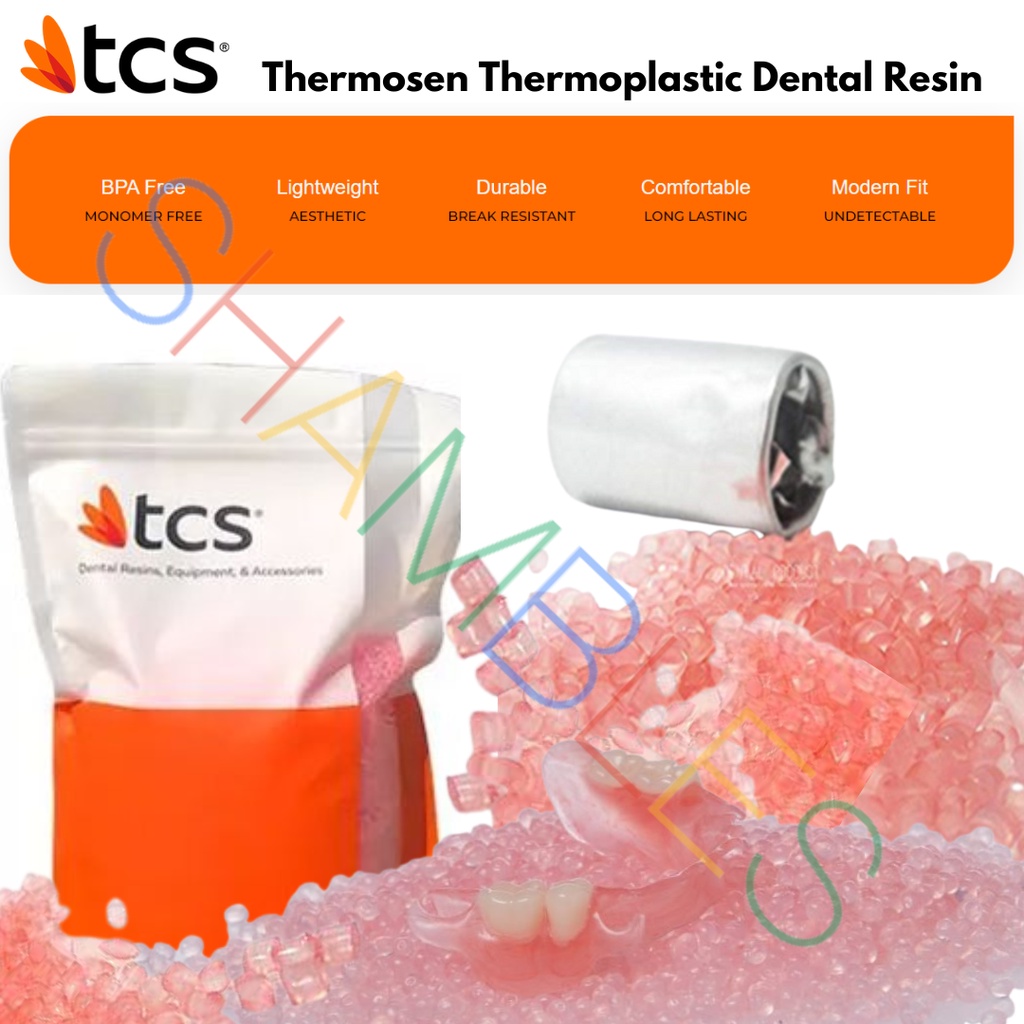Jual Thermosen TCS Thermoplastic Comfort Systems Dental Resin Gigi USA ...