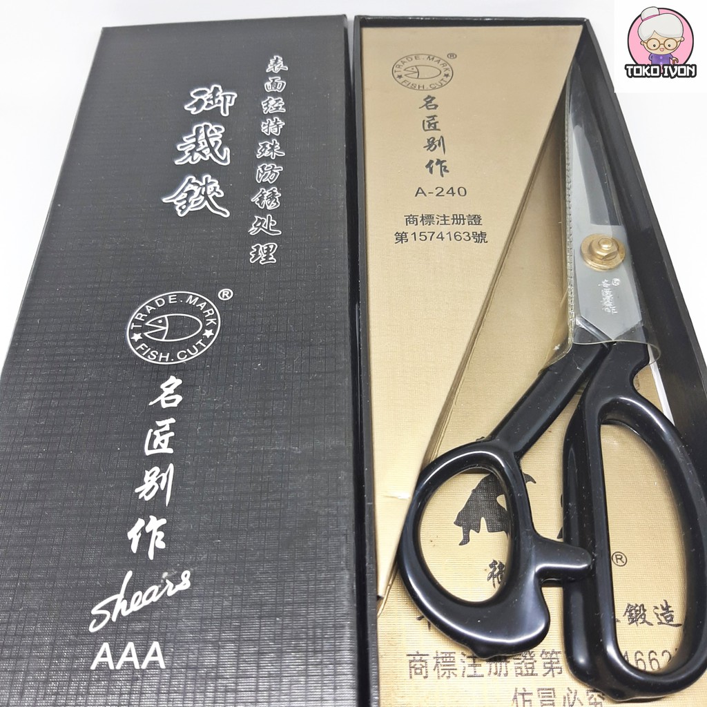 Jual Gunting Kain / Gunting Bahan Size 9 inch (Shears AAA) | Shopee ...