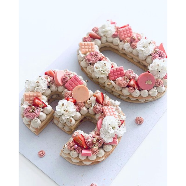 Jual Cake Huruf Kue ulangtahun Angka dan Huruf Number Cake Alphabet ...