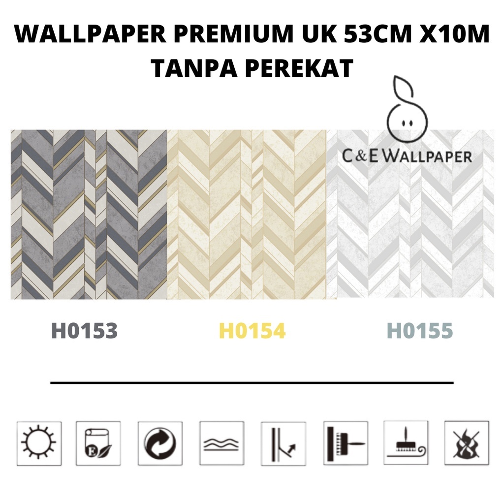 Jual Wallpaper RONA H53- H55 uk 53cm x 10m bahan vinyl premium | Shopee ...