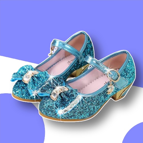 Jual Sepatu Kulit Kupu-kupu Malam Putri Sepatu Glitter Tari Anak-anak ...