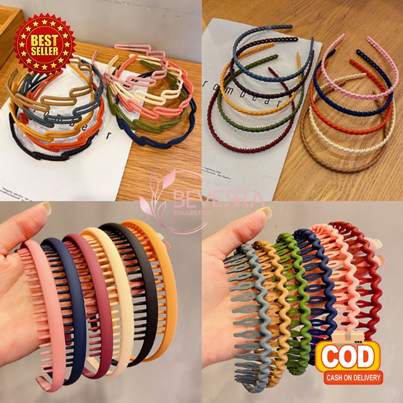 Jual Bando Korea Perempuan Model Sirkam Anti Patah Bahan Plastik ...