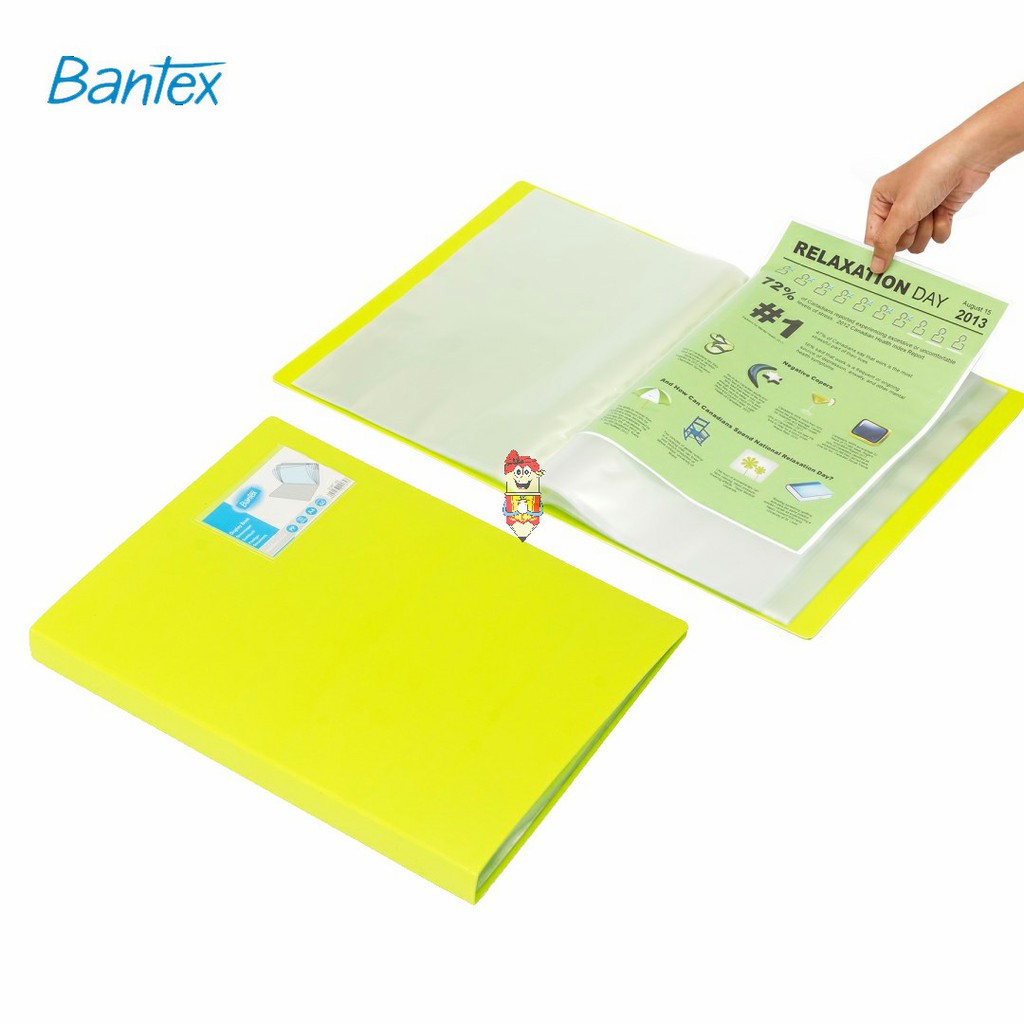 Jual Display Book / clear holder Bantex isi 60 Pockets A4 3147 | Shopee ...